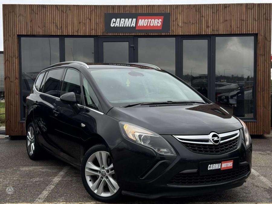 Коричневый Опель Zafira Tourer 2012 в Вильнюс, объемом двигателя 1.96 л и пробегом 162 тыс. км за 4890 €, фото 1 на AUTOMOTO.COM.LV