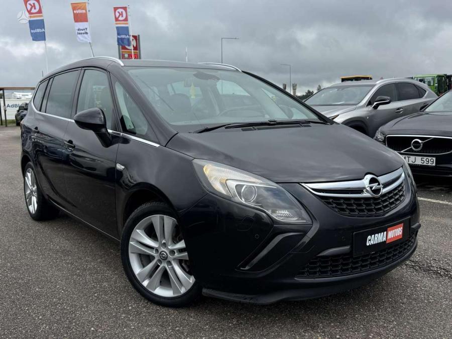Коричневый Опель Zafira Tourer 2012 в Вильнюс, объемом двигателя 1.96 л и пробегом 162 тыс. км за 4890 €, фото 9 на AUTOMOTO.COM.LV