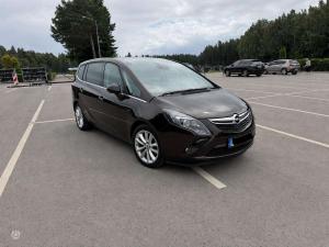 Brown Opel Zafira Tourer 2012 in Taurage, with an engine capacity of 1.96 L and mileage of 268 thousand km for 5850 €, photo 13 on AUTOMOTO.COM.LV