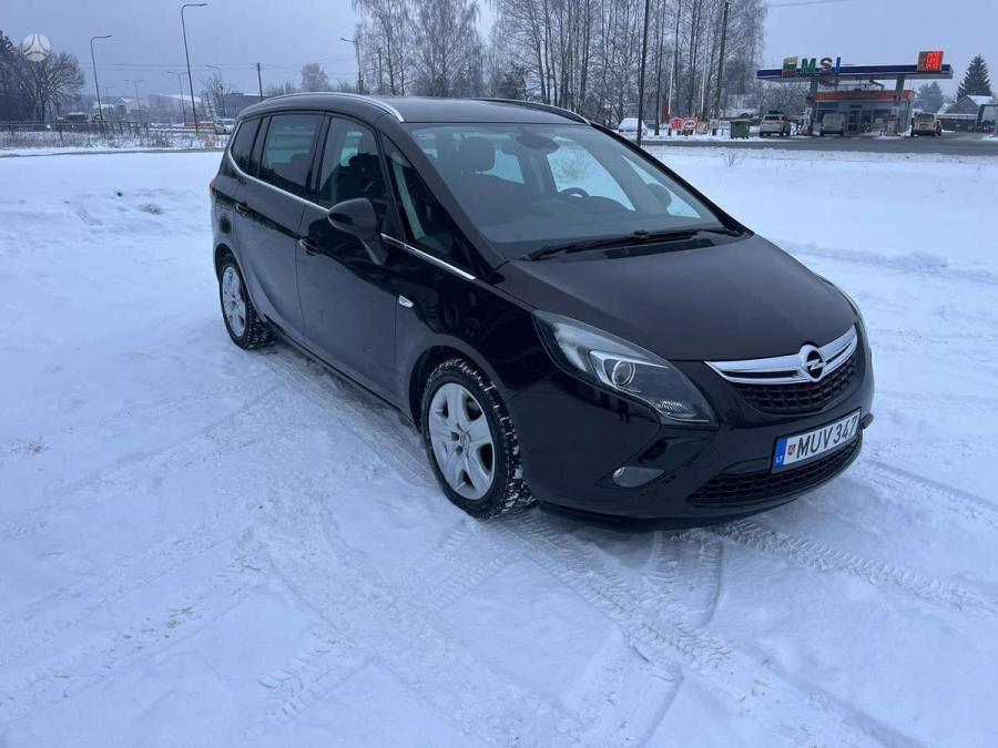 Коричневый Опель Zafira Tourer 2013 в Каунас, объемом двигателя 1.60 л и пробегом 243 тыс. км за 4700 €, фото 3 на AUTOMOTO.COM.LV