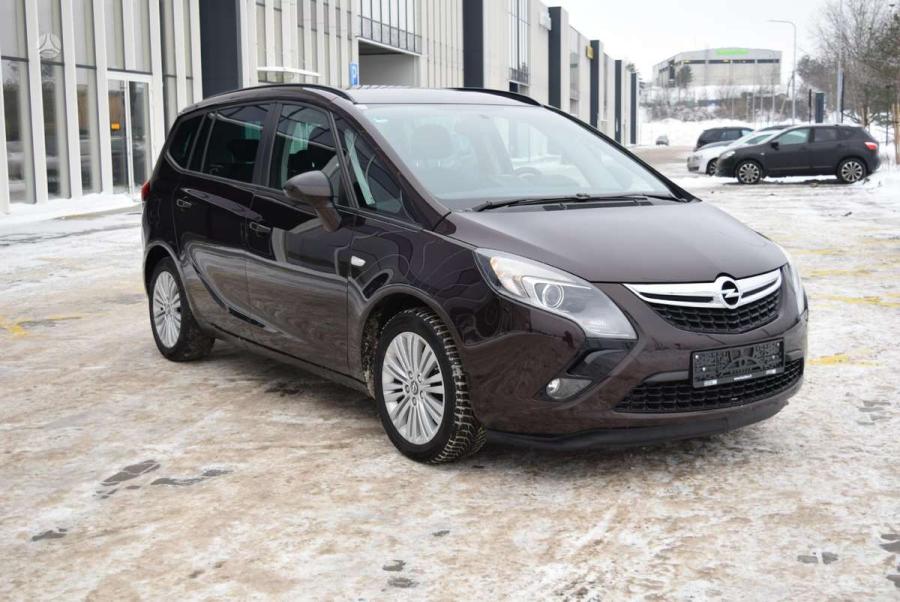 Brūns Opel Zafira Tourer 2016 Viļņa, ar dzinēja tilpumu 1.60 L un nobraukumu 201 tūkst. km par 6400 €, foto 3 vietnē AUTOMOTO.COM.LV