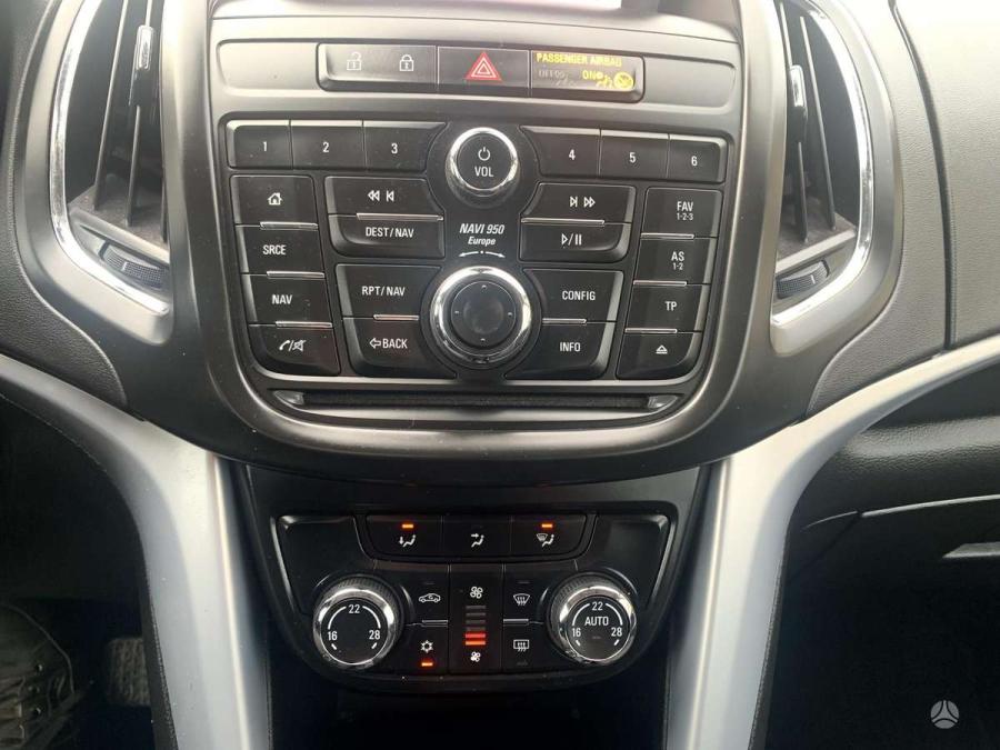 Коричневый Опель Zafira Tourer 2016 в Вильнюс, объемом двигателя 1.60 л и пробегом 191 тыс. км за 5450 €, фото 23 на AUTOMOTO.COM.LV