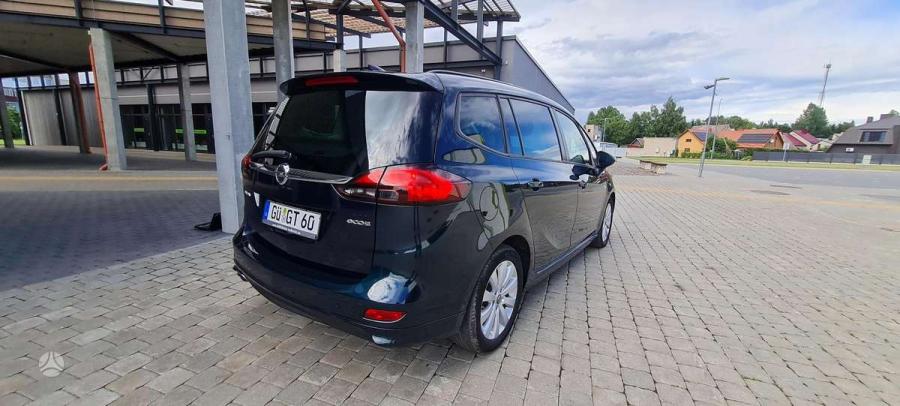 Зеленый Опель Zafira Tourer 2017 в Таураге, объемом двигателя 1.96 л и пробегом 182 тыс. км за 6950 €, фото 9 на AUTOMOTO.COM.LV