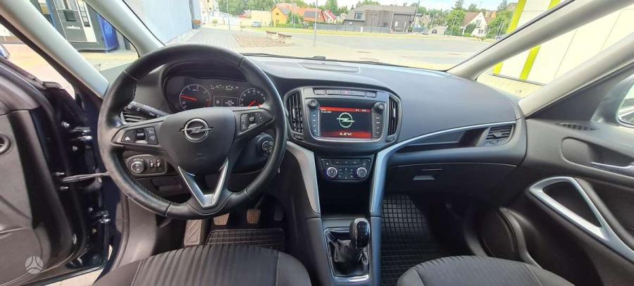 Зеленый Опель Zafira Tourer 2017 в Таураге, объемом двигателя 1.96 л и пробегом 182 тыс. км за 6950 €, фото 20 на AUTOMOTO.COM.LV