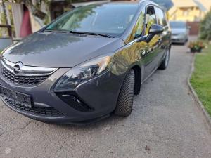 Серый Опель Zafira Tourer 2014 в Мариямполе, объемом двигателя 1.60 л и пробегом 221 тыс. км за 3850 €, фото 5 на AUTOMOTO.COM.LV