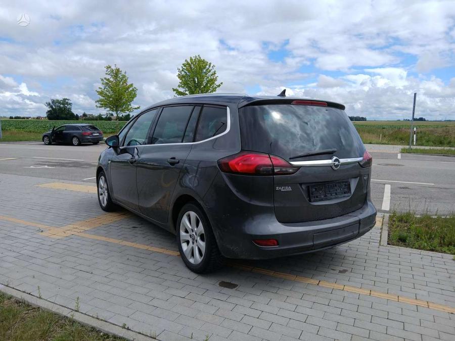 Серый Опель Zafira Tourer 2012 в Мариямполе, объемом двигателя 2.00 л и пробегом 204 тыс. км за 5650 €, фото 14 на AUTOMOTO.COM.LV