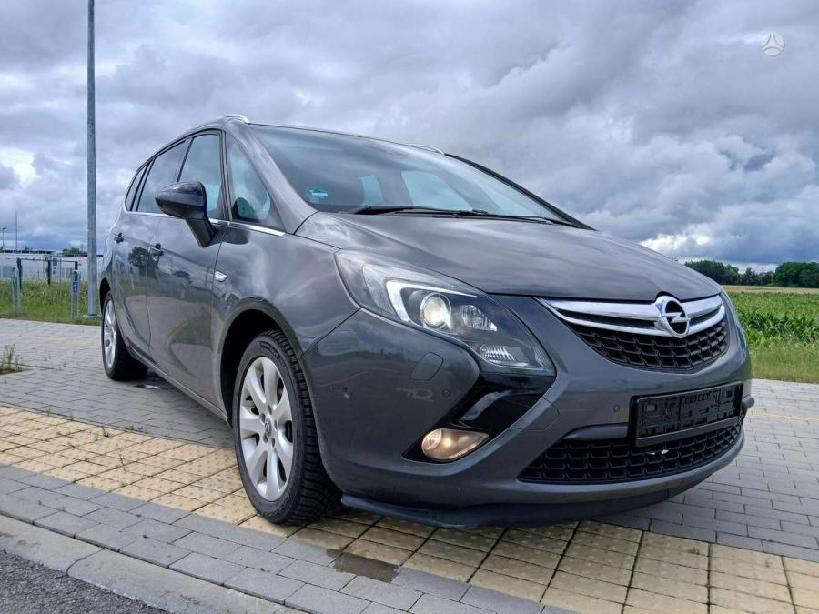 Серый Опель Zafira Tourer 2012 в Мариямполе, объемом двигателя 2.00 л и пробегом 204 тыс. км за 5650 €, фото 17 на AUTOMOTO.COM.LV
