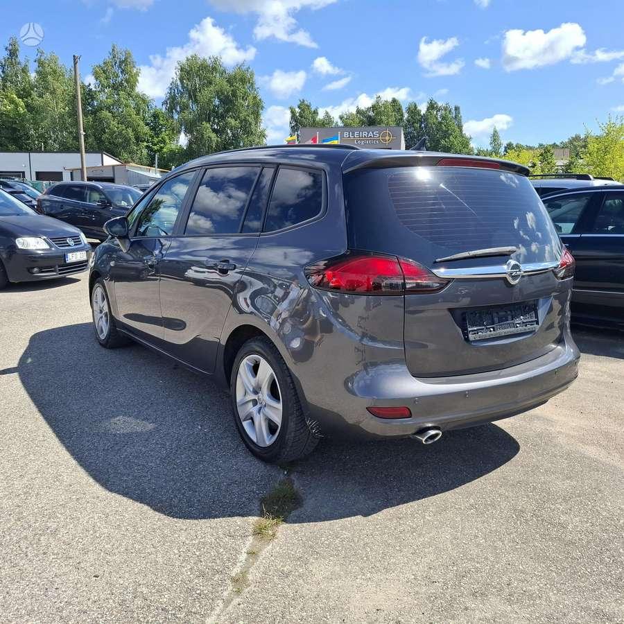 Серый Опель Zafira Tourer 2012 в Утена, объемом двигателя 1.96 л и пробегом 283 тыс. км за 4300 €, фото 4 на AUTOMOTO.COM.LV