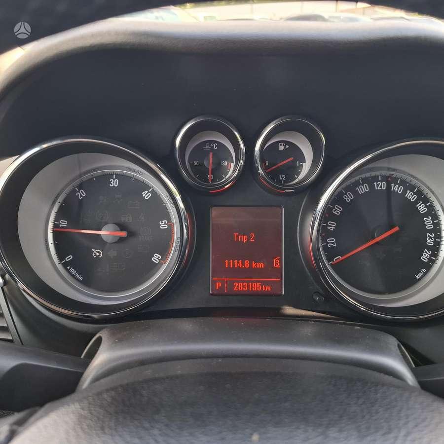 Серый Опель Zafira Tourer 2012 в Утена, объемом двигателя 1.96 л и пробегом 283 тыс. км за 4300 €, фото 7 на AUTOMOTO.COM.LV