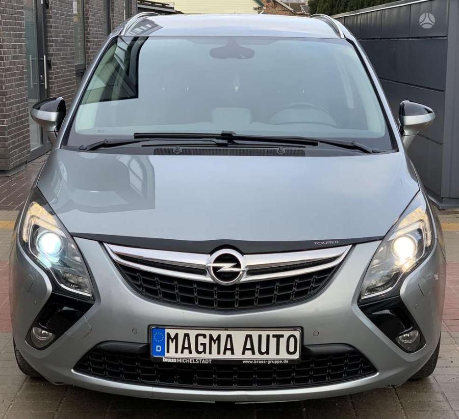 Pelēks Opel Zafira Tourer 2012 Marijampole, ar dzinēja tilpumu 1.96 L un nobraukumu 258 tūkst. km par 5250 €, foto 4 vietnē AUTOMOTO.COM.LV