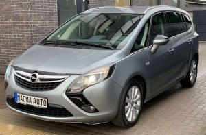 Pelēks Opel Zafira Tourer 2012 Marijampole, ar dzinēja tilpumu 1.96 L un nobraukumu 258 tūkst. km par 5250 €, foto 7 vietnē AUTOMOTO.COM.LV