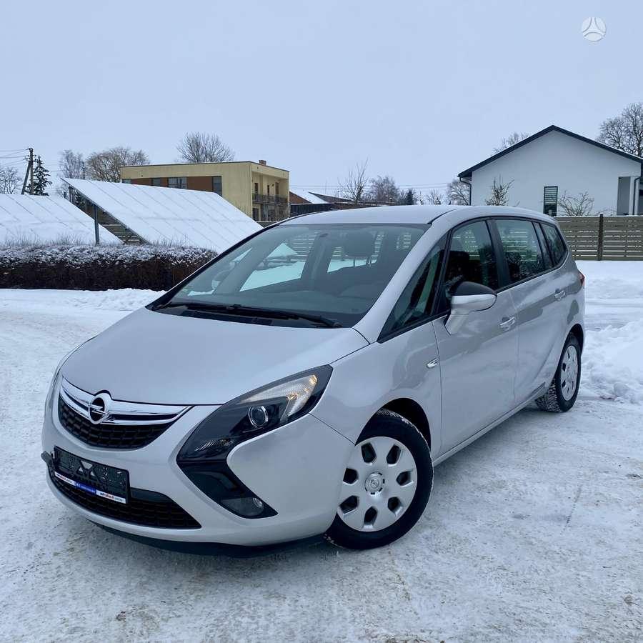 Pelēks Opel Zafira Tourer 2013 Marijampole, ar dzinēja tilpumu 1.60 L un nobraukumu 139 tūkst. km par 5200 €, foto 1 vietnē AUTOMOTO.COM.LV