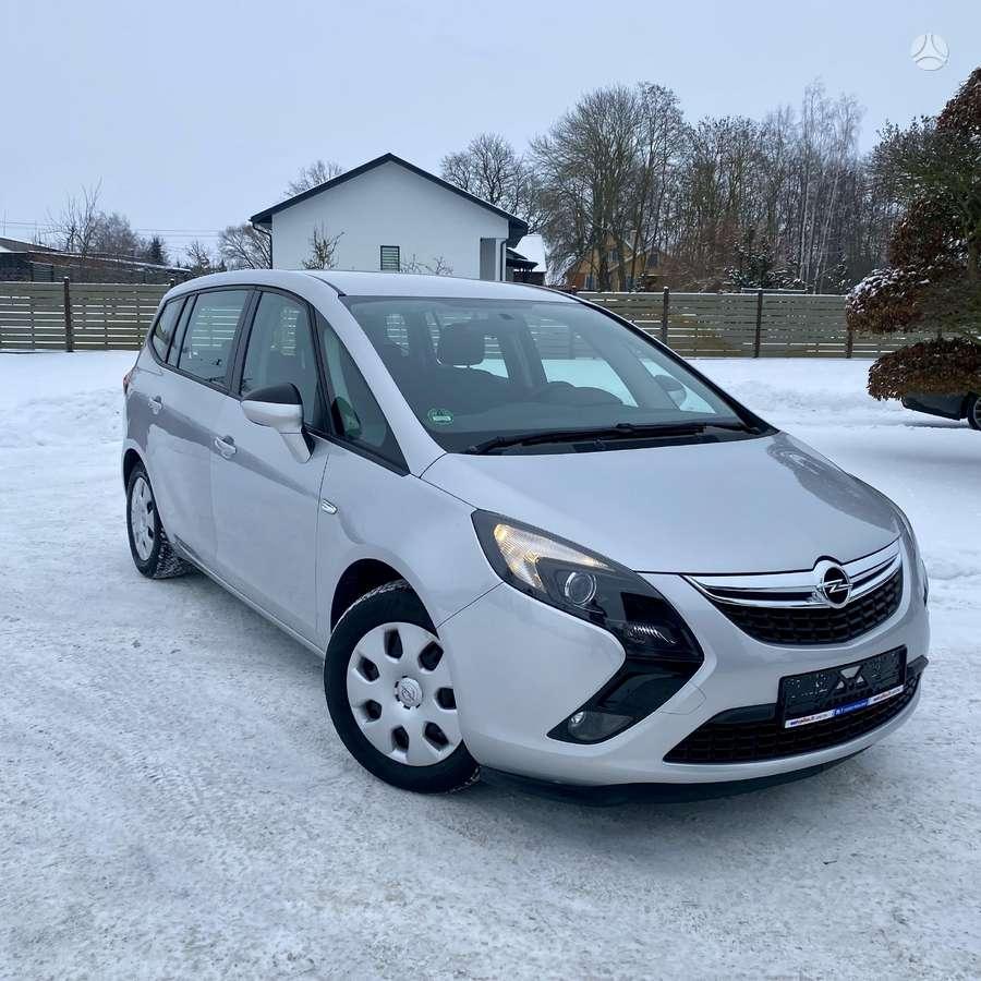 Pelēks Opel Zafira Tourer 2013 Marijampole, ar dzinēja tilpumu 1.60 L un nobraukumu 139 tūkst. km par 5200 €, foto 3 vietnē AUTOMOTO.COM.LV