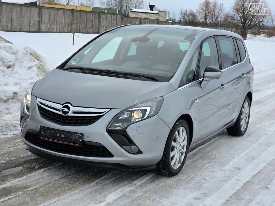 Pelēks Opel Zafira Tourer 2013 Viļņa, ar dzinēja tilpumu 2.00 L un nobraukumu 200 tūkst. km par 5950 €, foto 12 vietnē AUTOMOTO.COM.LV