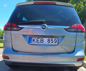 Pelēks Opel Zafira Tourer 2014 Klaipėda, ar dzinēja tilpumu 1.60 L un nobraukumu 231 tūkst. km par 6500 €, foto 6 vietnē AUTOMOTO.COM.LV