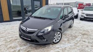 Pelēks Opel Zafira Tourer 2015 Marijampole, ar dzinēja tilpumu 1.96 L un nobraukumu 262 tūkst. km par 6790 €, foto  vietnē AUTOMOTO.COM.LV