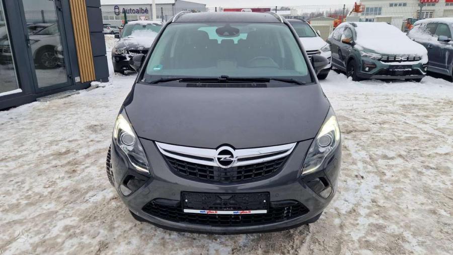 Pelēks Opel Zafira Tourer 2015 Marijampole, ar dzinēja tilpumu 1.96 L un nobraukumu 262 tūkst. km par 6790 €, foto 2 vietnē AUTOMOTO.COM.LV