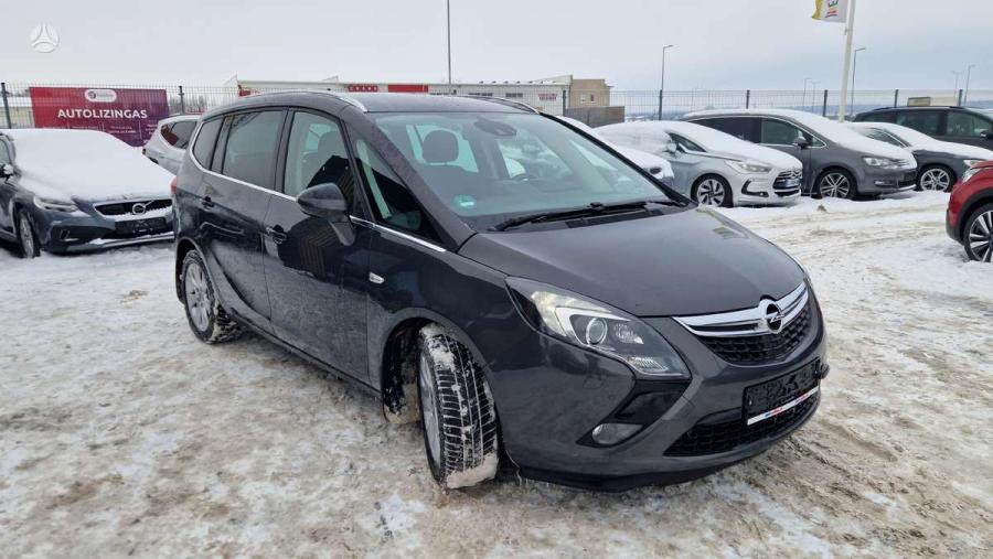 Pelēks Opel Zafira Tourer 2015 Marijampole, ar dzinēja tilpumu 1.96 L un nobraukumu 262 tūkst. km par 6790 €, foto 4 vietnē AUTOMOTO.COM.LV