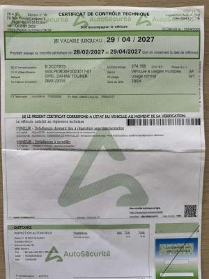 Pelēks Opel Zafira Tourer 2015 Viļņa, ar dzinēja tilpumu 1.60 L un nobraukumu 270 tūkst. km par 5400 €, foto 20 vietnē AUTOMOTO.COM.LV