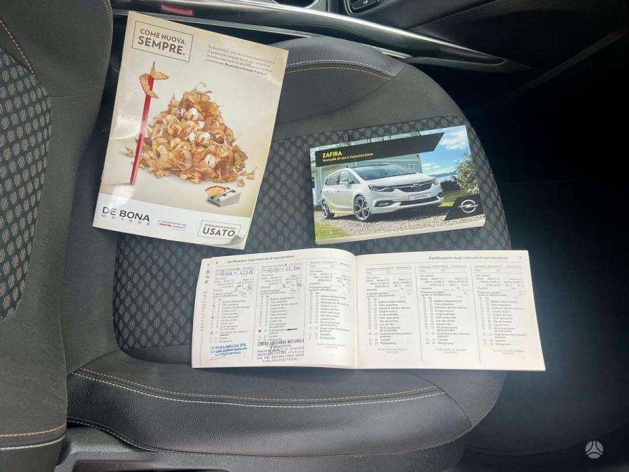 Pelēks Opel Zafira Tourer 2016 Kauņa, ar dzinēja tilpumu 1.96 L un nobraukumu 157 tūkst. km par 6690 €, foto 27 vietnē AUTOMOTO.COM.LV