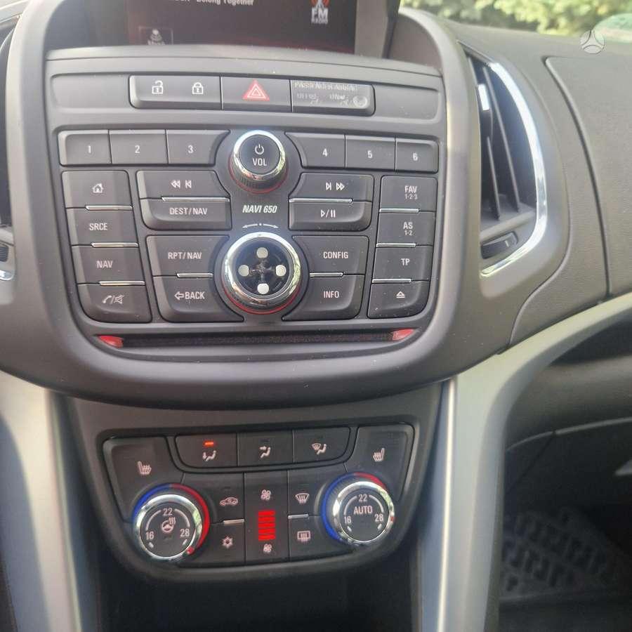 Pelēks Opel Zafira Tourer 2016 Utena, ar dzinēja tilpumu 1.36 L un nobraukumu 167 tūkst. km par 5900 €, foto 14 vietnē AUTOMOTO.COM.LV