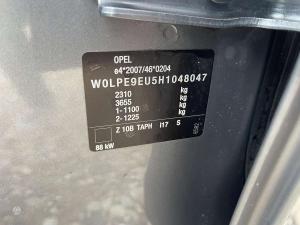 Серый Опель Zafira Tourer 2017 в Каунас, объемом двигателя 1.36 л и пробегом 140 тыс. км за 7800 €, фото 12 на AUTOMOTO.COM.LV