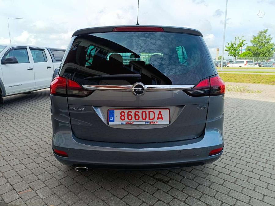 Pelēks Opel Zafira Tourer 2017 Kretinga, ar dzinēja tilpumu 1.96 L un nobraukumu 222 tūkst. km par 8400 €, foto 5 vietnē AUTOMOTO.COM.LV