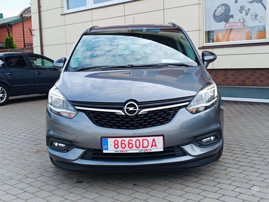 Pelēks Opel Zafira Tourer 2017 Kretinga, ar dzinēja tilpumu 1.96 L un nobraukumu 222 tūkst. km par 8400 €, foto 7 vietnē AUTOMOTO.COM.LV
