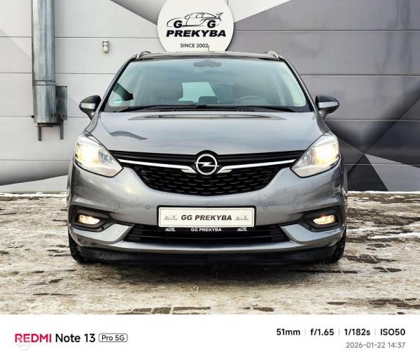 Серый Опель Zafira Tourer 2018 в Каунас, объемом двигателя 1.40 л и пробегом 212 тыс. км за 7950 €, фото 3 на AUTOMOTO.COM.LV