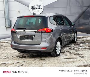 Grey Opel Zafira Tourer 2018 in Kaunas, with an engine capacity of 1.40 L and mileage of 212 thousand km for 7950 €, photo 9 on AUTOMOTO.COM.LV