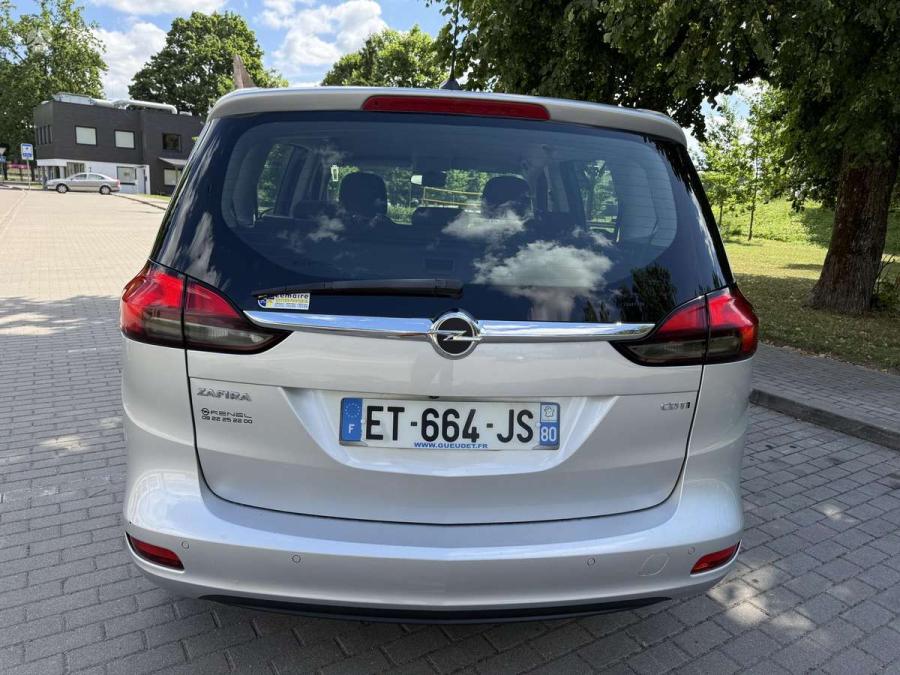 Pelēks Opel Zafira Tourer 2018 Tauragė, ar dzinēja tilpumu 1.60 L un nobraukumu 170 tūkst. km par 6900 €, foto 7 vietnē AUTOMOTO.COM.LV
