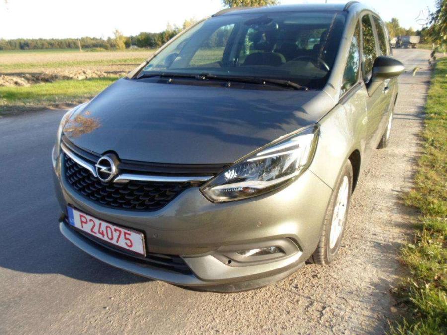 Серый Опель Zafira Tourer 2018 в Шяуляй, объемом двигателя 1.40 л и пробегом 103 тыс. км за 7950 €, фото 7 на AUTOMOTO.COM.LV