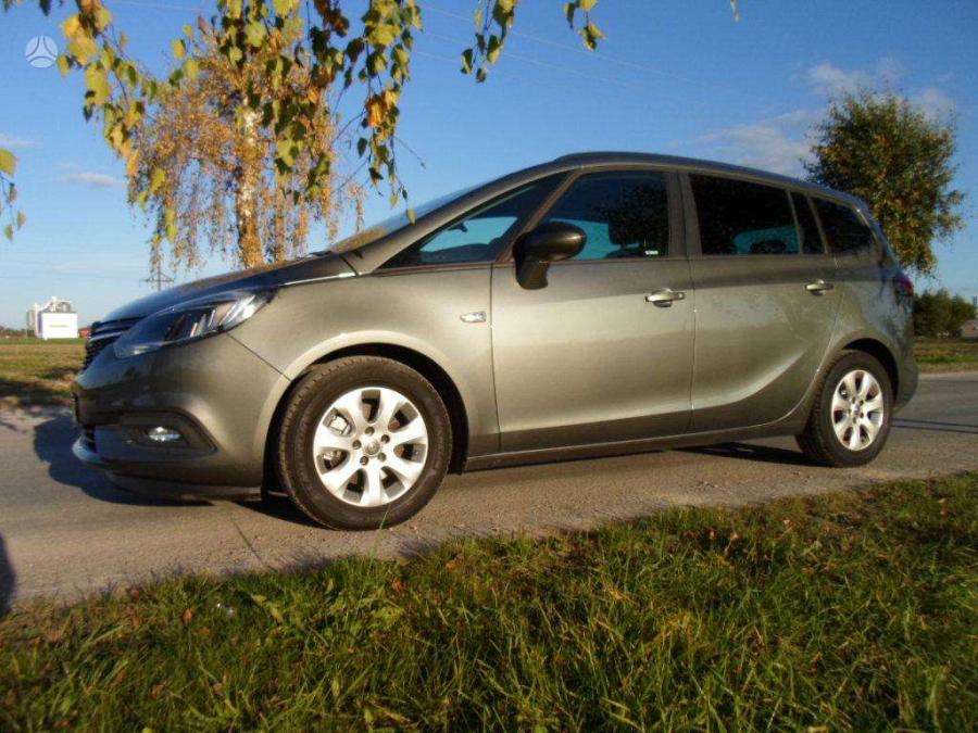 Серый Опель Zafira Tourer 2018 в Шяуляй, объемом двигателя 1.40 л и пробегом 103 тыс. км за 7950 €, фото 17 на AUTOMOTO.COM.LV