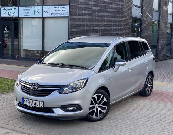 Pelēks Opel Zafira Tourer 2019 Marijampole, ar dzinēja tilpumu 1.96 L un nobraukumu 163 tūkst. km par 8999 €, foto 1 vietnē AUTOMOTO.COM.LV
