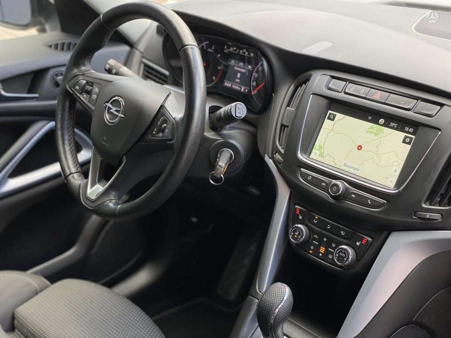 Grey Opel Zafira Tourer 2019 in Marijampole, with an engine capacity of 1.96 L and mileage of 163 thousand km for 8999 €, photo 26 on AUTOMOTO.COM.LV