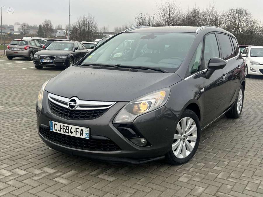 Pelēks Opel Zafira Tourer 2012 Tauragė, ar dzinēja tilpumu 1.97 L un nobraukumu 222 tūkst. km par 4500 €, foto 1 vietnē AUTOMOTO.COM.LV