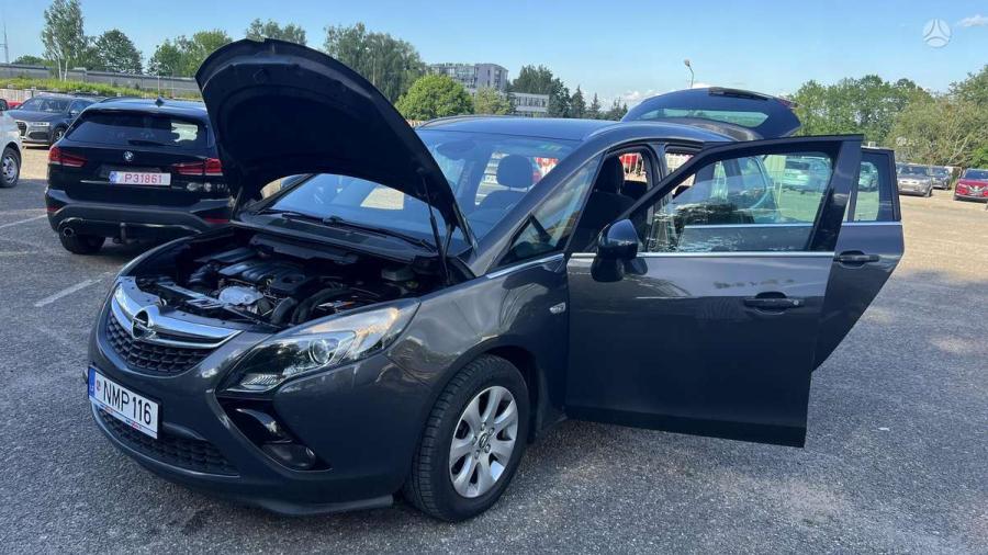 Серый Опель Zafira Tourer 2014 в Алитус, объемом двигателя 1.60 л и пробегом 258 тыс. км за 4500 €, фото 15 на AUTOMOTO.COM.LV