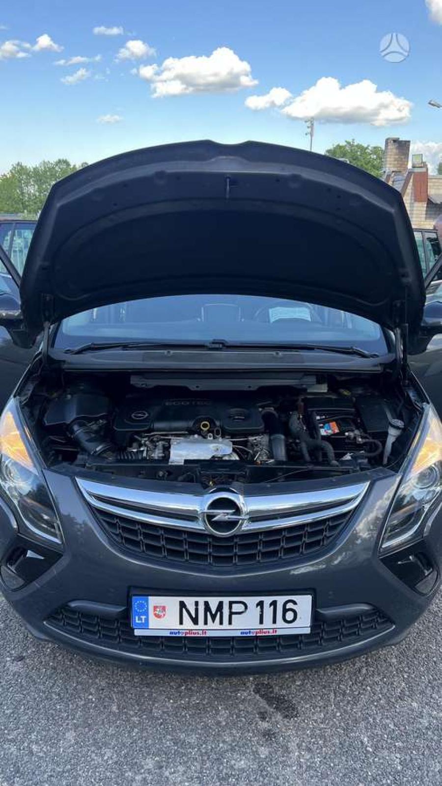 Серый Опель Zafira Tourer 2014 в Алитус, объемом двигателя 1.60 л и пробегом 258 тыс. км за 4500 €, фото 16 на AUTOMOTO.COM.LV