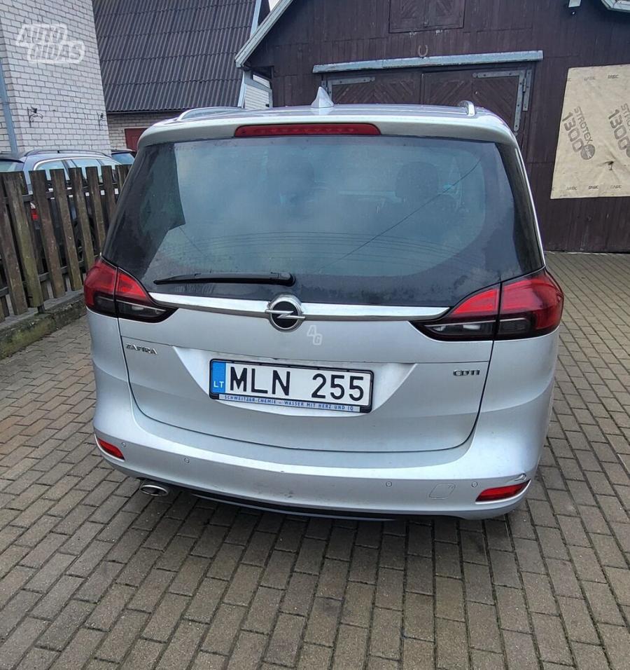 Pelēks Opel Zafira Tourer 2018 Kauņa, ar dzinēja tilpumu 2.00 L un nobraukumu 292 tūkst. km par 8600 €, foto 2 vietnē AUTOMOTO.COM.LV