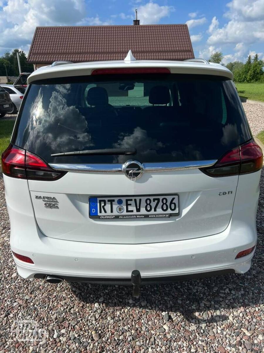 Opel Zafira Tourer 2017 Marijampole, ar dzinēja tilpumu 2.00 L un nobraukumu 135 tūkst. km par 8850 €, foto 6 vietnē AUTOMOTO.COM.LV
