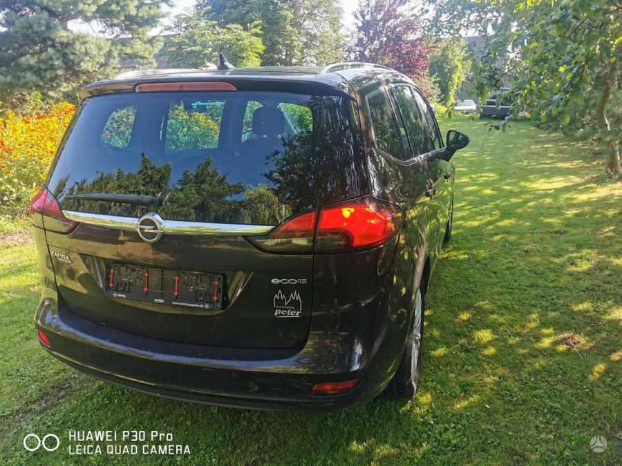 Красный Опель Zafira Tourer 2014 в Пренай, объемом двигателя 1.96 л и пробегом 202 тыс. км за 5250 €, фото 14 на AUTOMOTO.COM.LV
