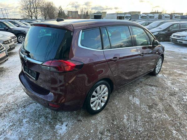 Sarkans Opel Zafira Tourer 2018 Jurbarkas, ar dzinēja tilpumu 1.36 L un nobraukumu 194 tūkst. km par 8599 €, foto 5 vietnē AUTOMOTO.COM.LV