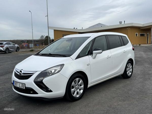 Белый Опель Zafira Tourer 2015 в Нарва, объемом двигателя 1.60 л и пробегом 260 тыс. км за 5499 €, фото 1 на AUTOMOTO.COM.LV