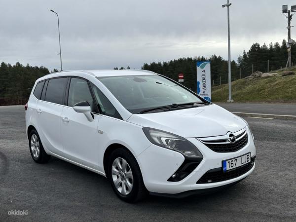 Белый Опель Zafira Tourer 2015 в Нарва, объемом двигателя 1.60 л и пробегом 260 тыс. км за 5499 €, фото 2 на AUTOMOTO.COM.LV