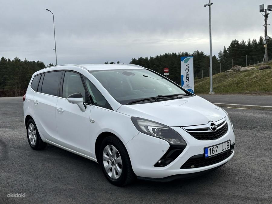 Белый Опель Zafira Tourer 2015 в Нарва, объемом двигателя 1.60 л и пробегом 260 тыс. км за 5499 €, фото 3 на AUTOMOTO.COM.LV