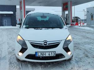 Balts Opel Zafira Tourer 2012 Viļņa, ar dzinēja tilpumu 1.96 L un nobraukumu 330 tūkst. km par 4200 €, foto 27 vietnē AUTOMOTO.COM.LV