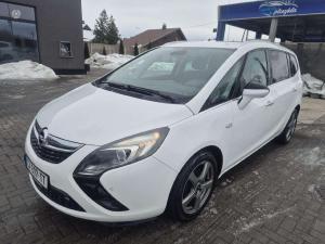 Balts Opel Zafira Tourer 2013 Tauragė, ar dzinēja tilpumu 1.96 L un nobraukumu 197 tūkst. km par 4950 €, foto  vietnē AUTOMOTO.COM.LV