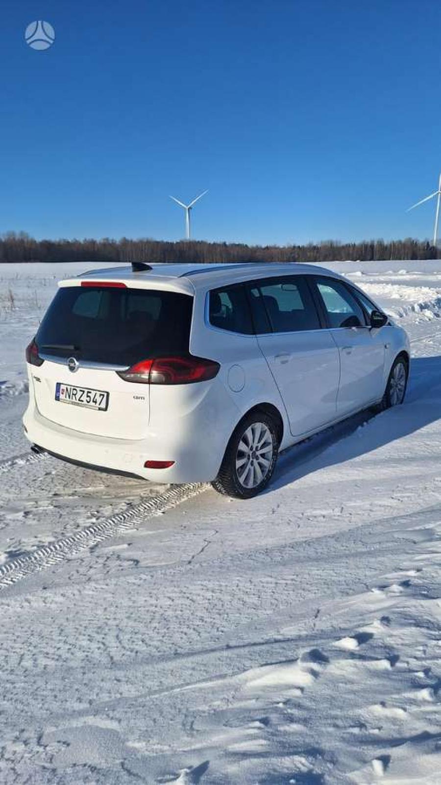 White Opel Zafira Tourer 2016 in Telschi, with an engine capacity of 1.96 L and mileage of 235 thousand km for 6250 €, photo 32 on AUTOMOTO.COM.LV