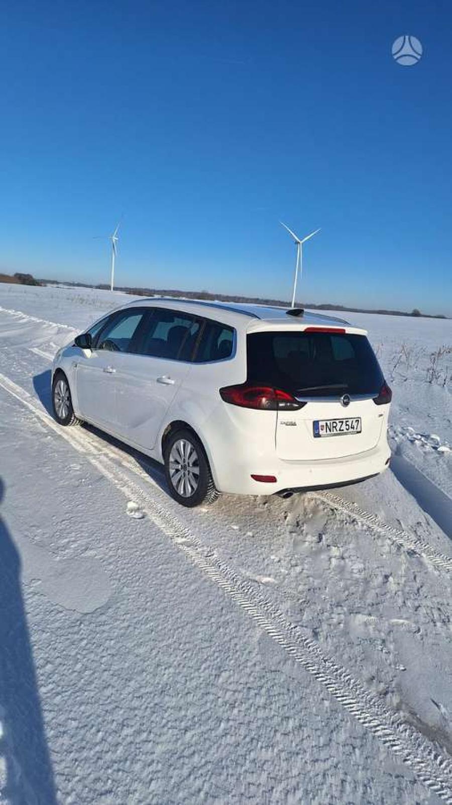 White Opel Zafira Tourer 2016 in Telschi, with an engine capacity of 1.96 L and mileage of 235 thousand km for 6250 €, photo 33 on AUTOMOTO.COM.LV