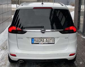 White Opel Zafira Tourer 2017 in Marijampole, with an engine capacity of 1.96 L and mileage of 277 thousand km for 8650 €, photo 18 on AUTOMOTO.COM.LV